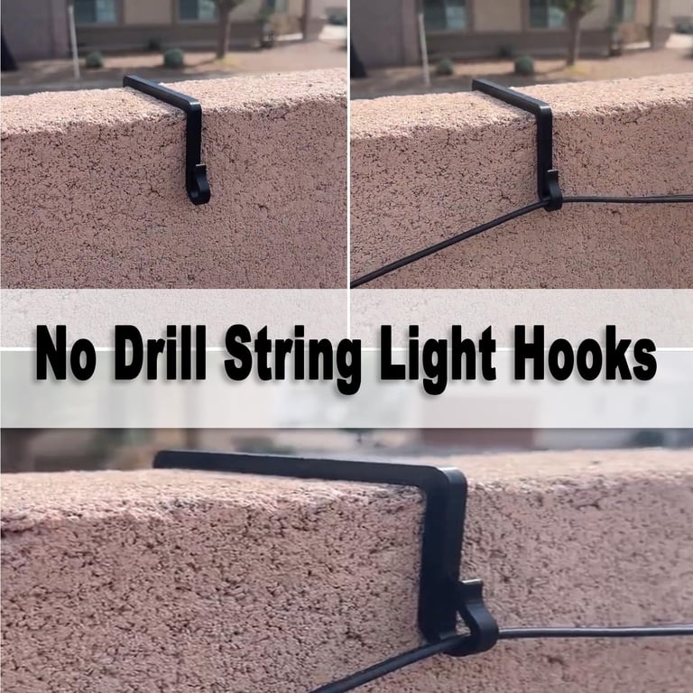 Outdoor Decoration Holders Adjustable Outdoor Light String Hooks - No ...