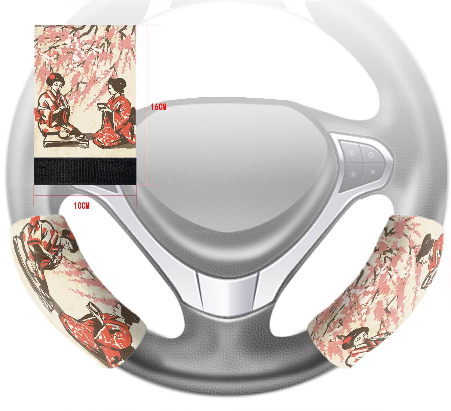 YKCG Traditional Japan Girls Having Tea Spring Oriental Cherry Blossom ...