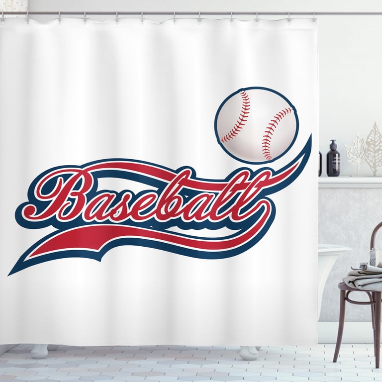 Baseball Shower Curtains