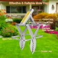 2 Pack Mole Traps Outdoor Reusable Scissor Jaw Metal Mole Gopher Trap ...