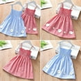 Kids Baby Girls Strap Sleeveless Party Pageant Dress Sundress Summer ...