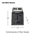 Hamilton Beach 2 Slice Toaster with Wide Slots, Bagel Function, Toast ...