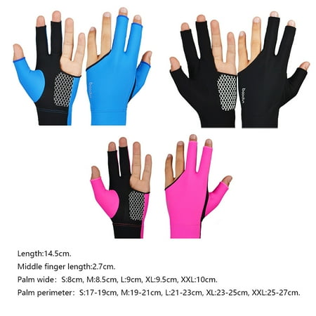 BOODUN Billiard Pool Ball Shooters gloves; Billiard ball gloves; 3 ...