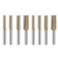 2. 1/4inch Shank Extended Straight Router Bit 3-Flute Carving Cutter ...