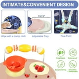 OUYI 4-in-1 Baby Highchair for 6-36 Months, 5-Point Safety, Convertible ...