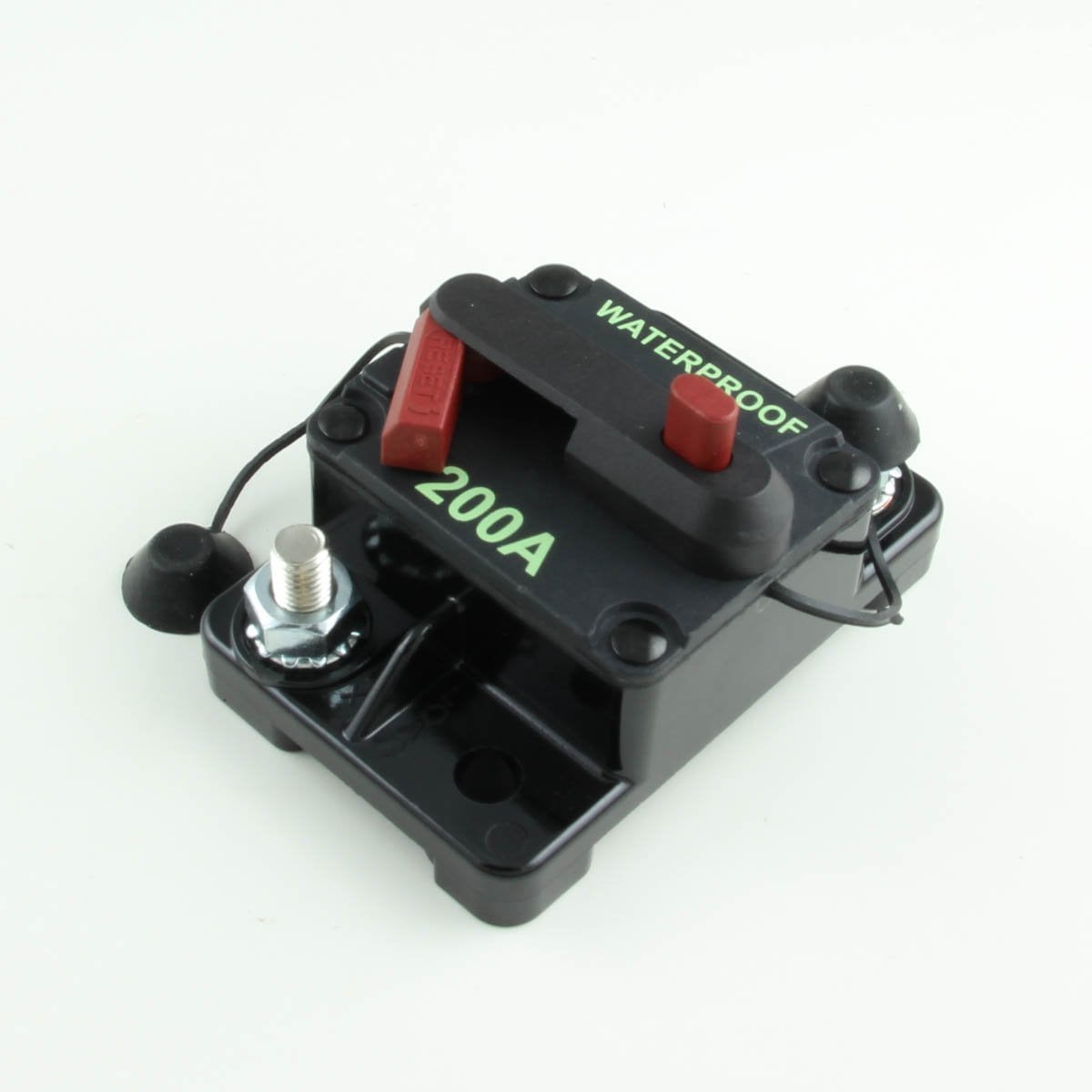 Manual Reset Circuit Breaker, High Current- Waterproof 200 Amp ...