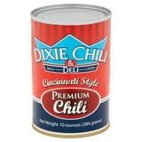 Dixie Chili & Deli Cincinnati Style Premium Chili, 10 oz - Walmart.com