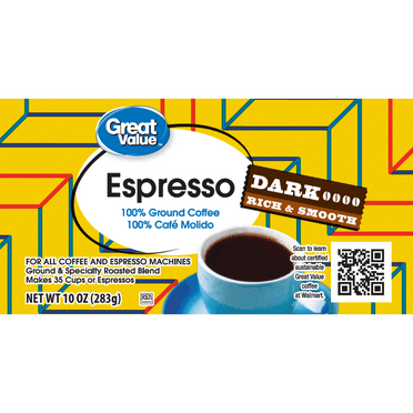 Great Value Mocha Medium Roast Ground Coffee, 12 Oz, Bag - Walmart.com