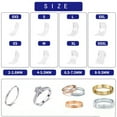8 Sizes Invisible Ring Size Adjuster for Loose Rings Clear Soft TPU ...