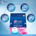Crest 3DWhitestrips Sensitive + LED Light Teeth Whitening Kit, 14 ...