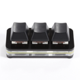 3 Keys Custom Mini Keyboard Copy Paste Cut Select All Enter Black ...