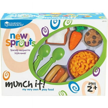 Learning Resources New Sprouts Classroom Play Food Set, 100 Pieces ...