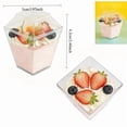 50pcs Premium Clear Plastic Dessert Cups with Lids - Ideal for Mini ...