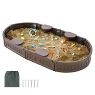 Step2 Naturally Playful Sandstone Beige Plastic Sandbox Toy with Cover ...