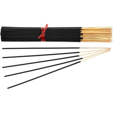 100 Unscented Incense Sticks 11" - 100% Natural Joss and Bamboo Punk ...