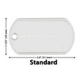 Pack 100 pcs Matte Stainless Steel Military spec Dog Tags by OnDepot ...