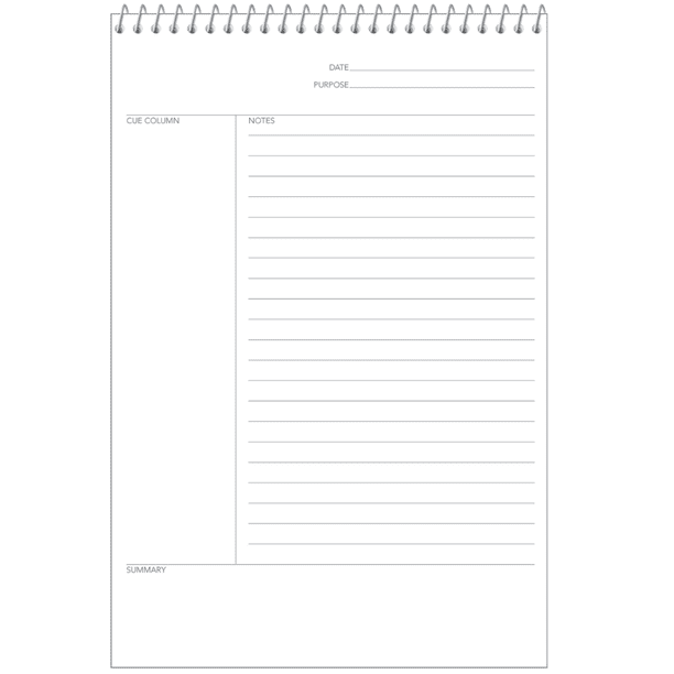 TOPS? FocusNotes? Top-Wire Notebook, 8 1/2" x 11", Blue/White, 70 ...