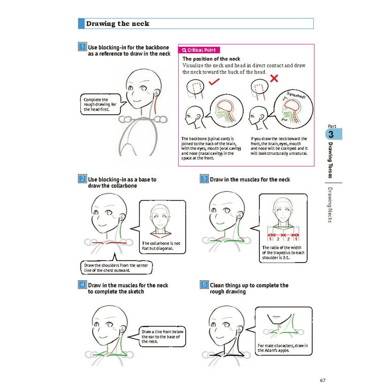 How To Draw Anime Neck