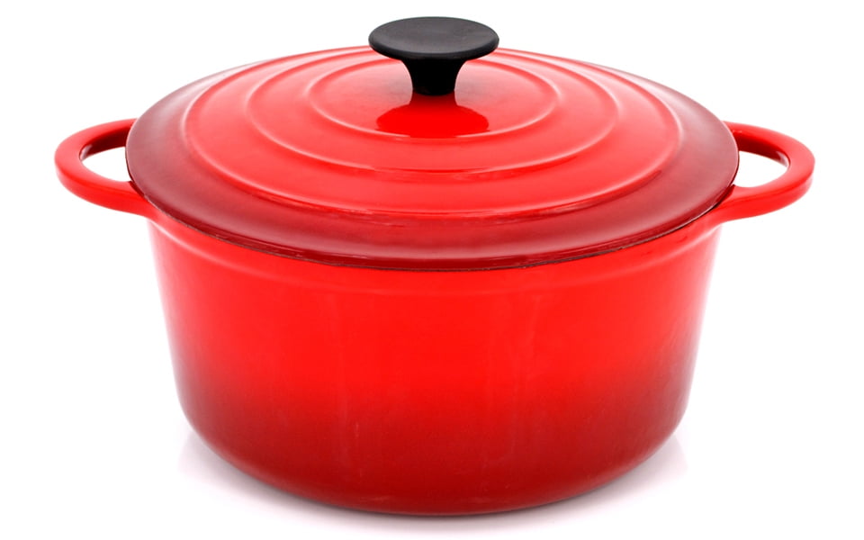 Eternal Kitchen Ideas Enameled Cast Iron Dutch Oven with Lid 3 Quart ...
