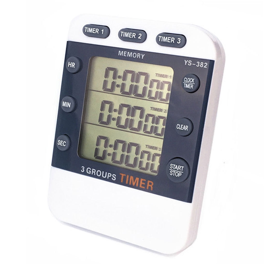 Tssuoun Digital Kitchen Cooking Timer with Large Screen Learn Sports ...