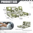 Chririnla Retro Square Pattern RV Seat Covers Set of 2, Fade-Resistant ...