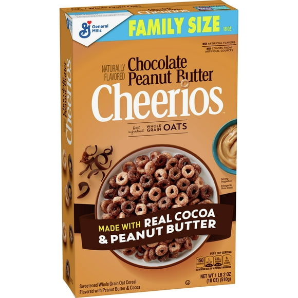 Family Size Cereal Box