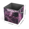 10.6in Folding Storage Box Solid Material Handle On Both Sides For Easy ...