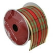 Northlight Red and Blue Plaid Wired Christmas Craft Ribbon 2.5" x 10 ...
