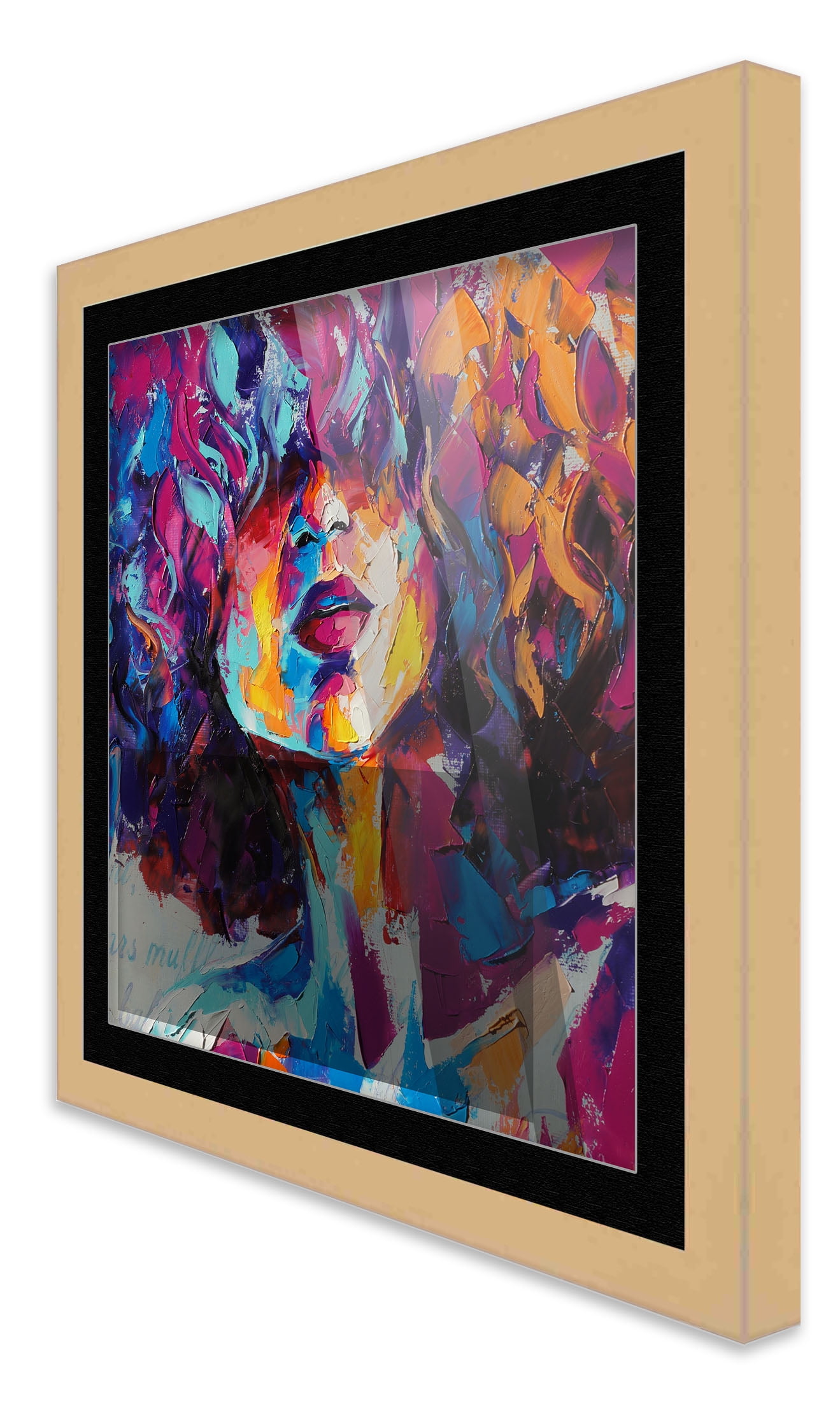 20x20 Frame Matted To 12x12