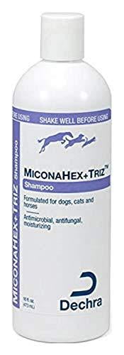 dechra miconahex + triz shampoo for dogs, cats & horses (8oz) - Walmart.com