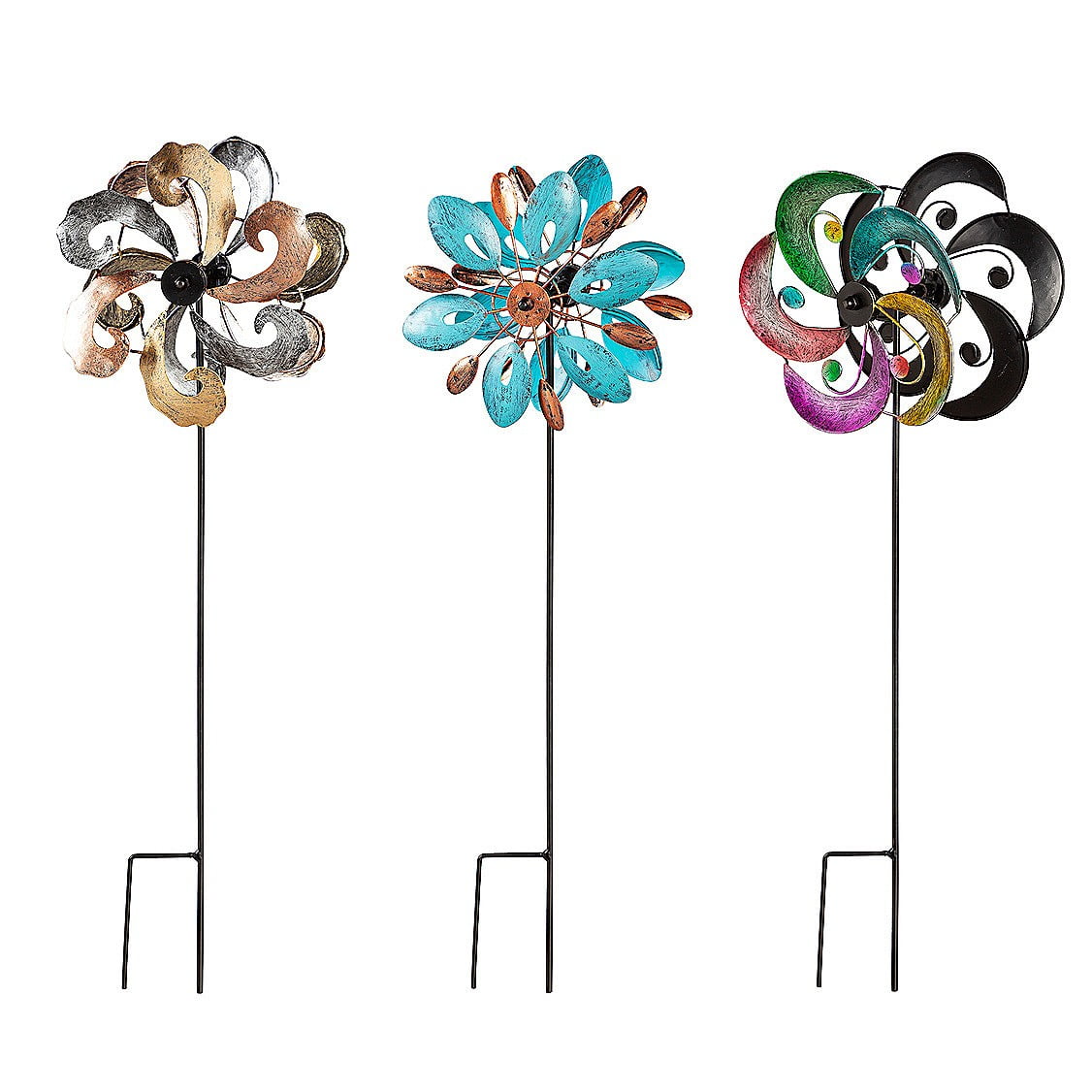 Evergreen 18"H Naturals Mini Spinners, Set of 3 - Walmart.com