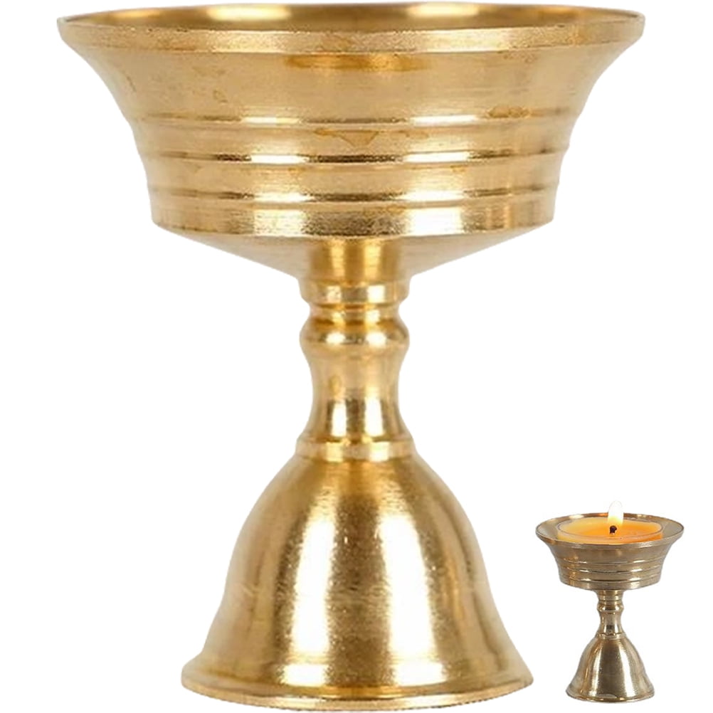 Click here for Raindrops Decorative Copper Candle Stand Ghee Lamp... prices