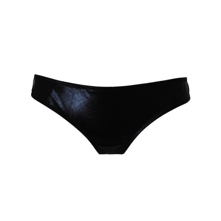 Inamorata London I207 Dahlia Black Wetlook Brazilian Brief 10/12 (12/14 ...