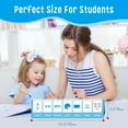 Fraction Flip Chart, 161 Double Sided Cards Freestanding Flip Chat with ...