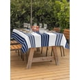 52x70 Inch Outdoor Tablecloth with Umbrella Hole Zipper Rectangle ...