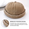 Slccxzc Brimless Hats for Men Womens Skullcap Mens Vintage Docker ...