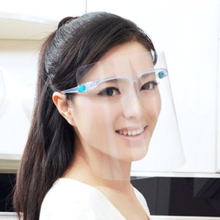 Full Face Screen Protective Glasses, Detachable High-Definition Glasses ...