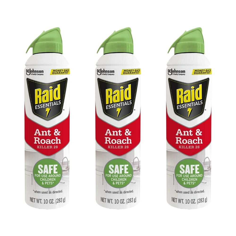 Raid Essentials Ant & Roach, 10 oz (3-Pack) - Walmart.com