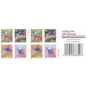 USPS Forever Stamps, Book of 20 - Walmart.com