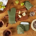 Better Homes & Gardens Oven Mitt Potholder Mini Mitt Set Dark Cilantro ...