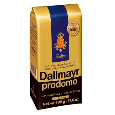 Dallmayr Gourmet Coffee, Prodomo (Whole Bean), 500g Vacuum Packs (Pack ...