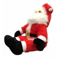 Big Plush Giant Stuffed Sitting Santa Claus 4 Feet Tall Soft Large ...