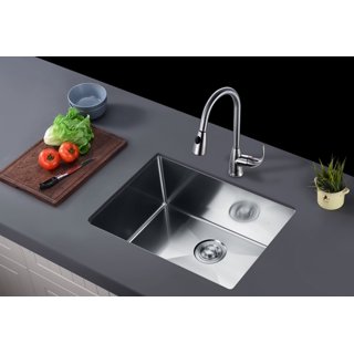 Polaris Large Single Bowl Topmount AstraGranite Sink - Walmart.com