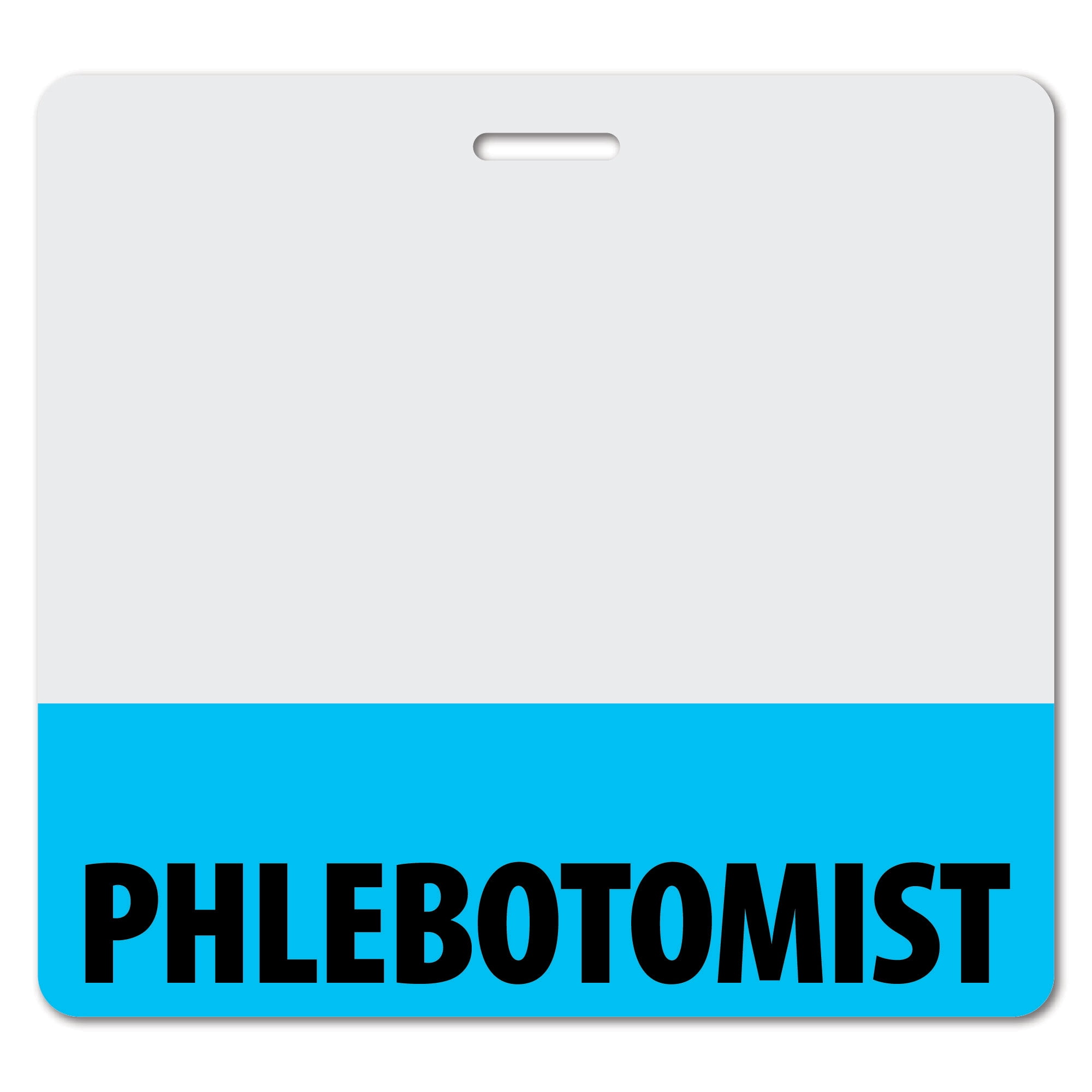 PHLEBOTOMIST Heavy Duty Horizontal Light Blue (5 pack) - Spill & Tear ...