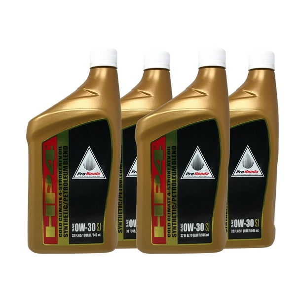 Honda OEM HP4 0W-30 Synthetic Blend Oil 08C35-A03W0M Cold Climate - 4 ...