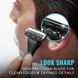 Jeremy's Razors 5-Blade Precision Razor for Men, Trimmer, Handle, 1 ...