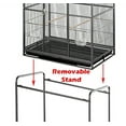 Large Divided Bird Breeding Cage with Rolling Stand for Canary ...
