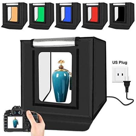 YOTTO Photo Light Box 16inch/ 40cm Portable Photography Table Top Photo ...