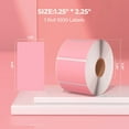 MUNBYN 2.25"x1.25" 1000 Labels Direct Thermal Stickers, Self-Adhesive Address Shipping Thermal ...