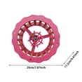 Interactive Parrot Exercise Wheel with Chewable Wooden Perch Bird ...